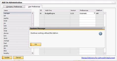 Solved Addon Administration How To Set Default Group As Sap Community