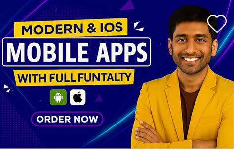 Develop Modern Flutter Mobile Apps For Android And Ios With Full