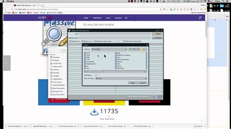 Batch File Renaming Demo With Massive File Renamer Youtube