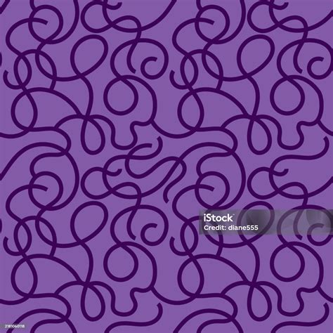Wiggly Lines Seamless Background Pattern Stock Illustration Download