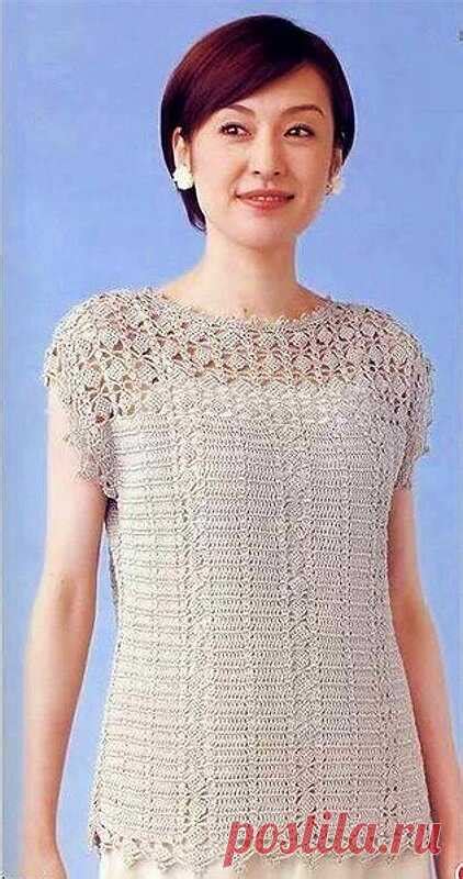 Ажурные модели для теплых дней крючок Левреткоман оч умелец🐾 Дзе вязание крючком Постила