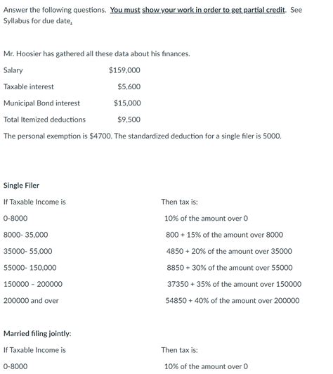 Solved Answer The Following Questions You Must Show Your