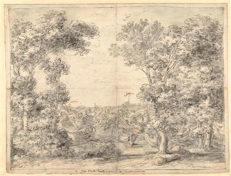 Leonaert Bramer The Battle Of Haarlem Lake 1573