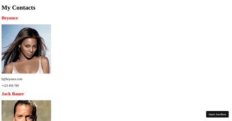 React Props Codesandbox