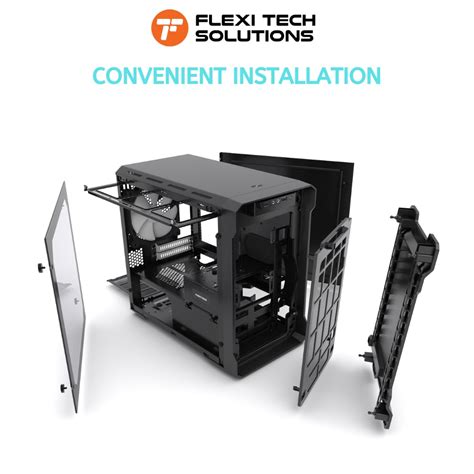 Phanteks Enthoo Evolv Itx Tempered Glass Rgb Pc Desktop Mitx Case Flexi Tech
