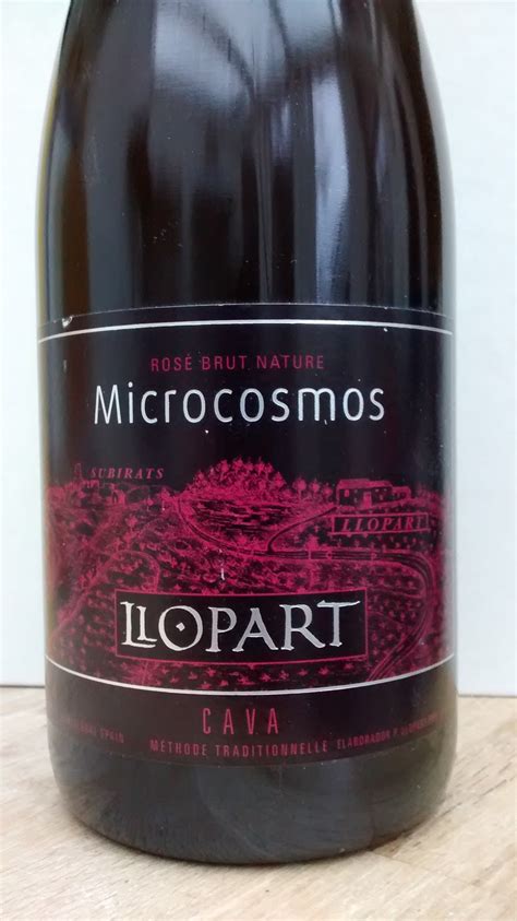 Wijnschrift Llopart Microcosmos Rosé Brut Nature Reserva Vintage 2008
