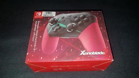 Nintendo Switch Pro Xenoblade 2 Controller Unboxing Youtube
