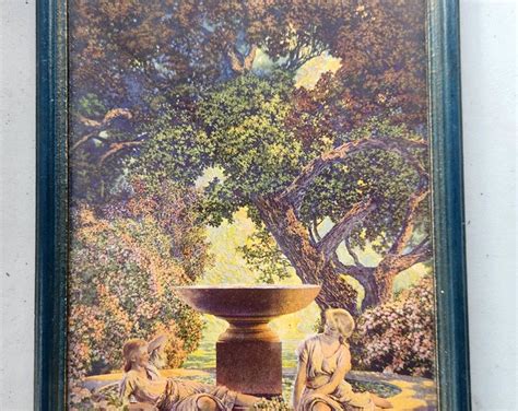 Antique Maxfield Parrish Framed Print 7 In X 10 1 2 In Reveries Art Nouveau 1920s Wall Art