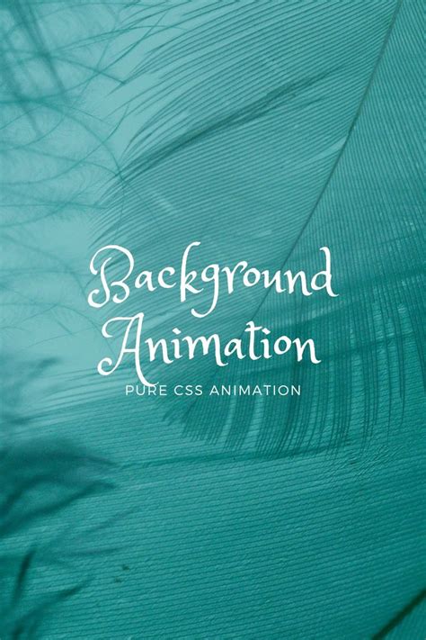 Animated Background Using Pure Css