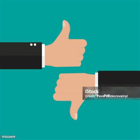 엄지 손가락과 엄지 손가락 아래로 좋아하고 싫어하는 개념 1위에 대한 스톡 벡터 아트 및 기타 이미지 1위 개념 공동체 Istock