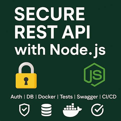 Build A Secure Rest Api With Node Js By Jonimeichtry11 Fiverr