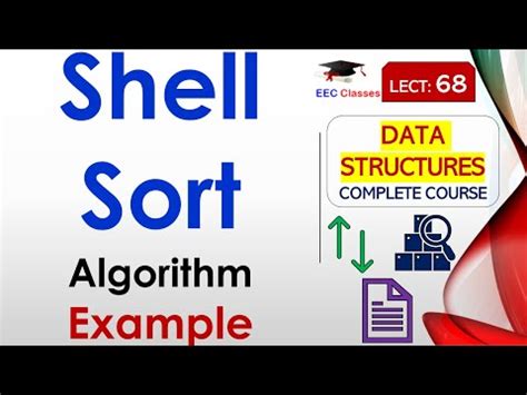 Shell Sort Explanation With Working Example In Hindi And English YouTube