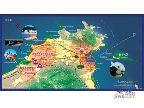 威海新机场小镇规划 威海至羊亭隧道规划图 威海市汪疃镇飞机场图 大山谷图库