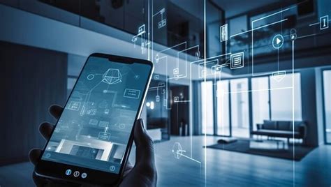 Premium Ai Image Modern Smart Home Management Systems Use Augmented Reality Smart Building The