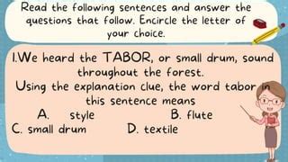 CONTEXT CLUES PPT Pptx For Grade Babes PPT