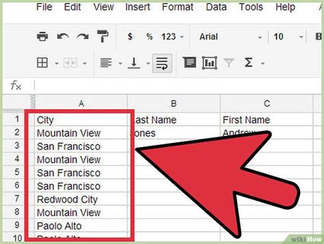 Cómo ordenar en varias columnas en las hojas de cálculo de Google
