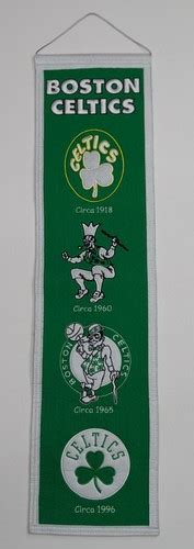 Nba Boston Celtics Heritage Banner Embroidered Wool Blend Winning Streak Ebay