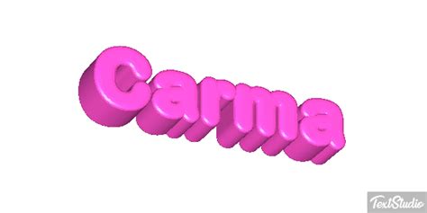 Carma Name Animated  Logo Designs