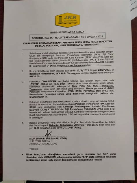 Upkj Sarawak Contractor Monday Jun 27 The Borneo Post Classifieds