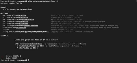 uploading datasets via cli