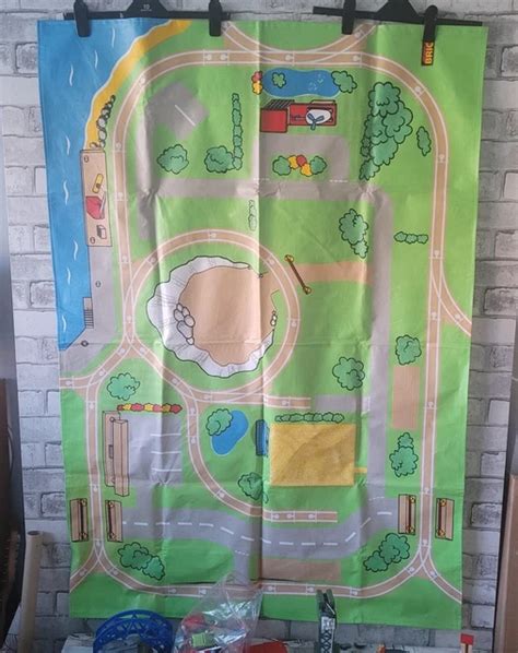 Brio Thomas Tank Engine Wooden Railway Sodor Island Play Mat For Train Sets Vgc £999 Picclick Uk