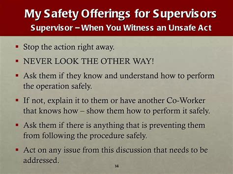 Supervisor Safety Training Ppt