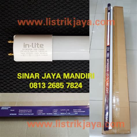 Jual Lampu TL Led 18W Inlite Sinar Jaya Mandiri