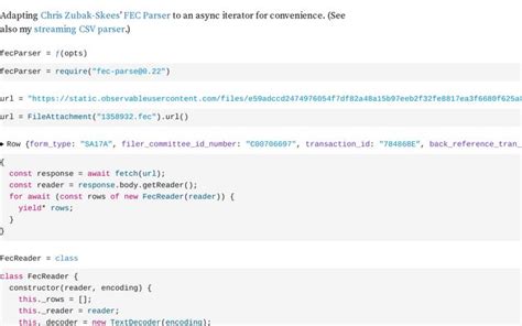 Streaming Fec Parser Mike Bostock Observable