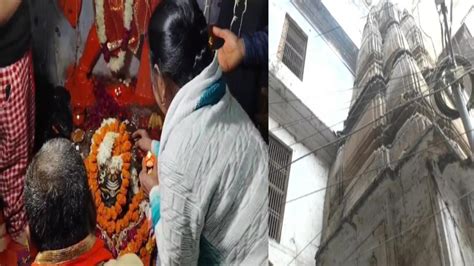 Sambhal Shiv Mandir संभलेश्वर मंदिर में दर्शन करने पहुंचे विष्णु शरण रस्तोगी 1978 दंगे की बताई