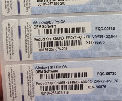 Microsoft Windows License Sticker Heritagemain