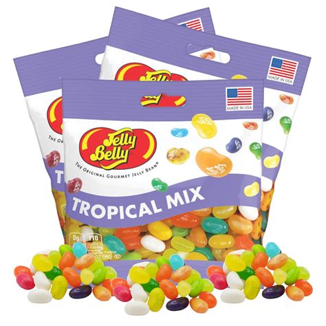 Needzo Jelly Bean Tropical Mix Bulk Shareable Candy Fruit