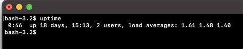 How To Check Uptime Of Linuxunixmacos Systemserver Using Console Command Code2care