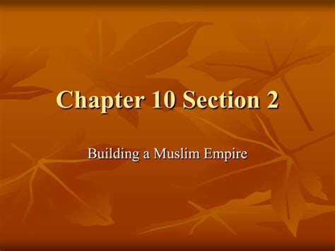 Building A Muslim Empire Islams History