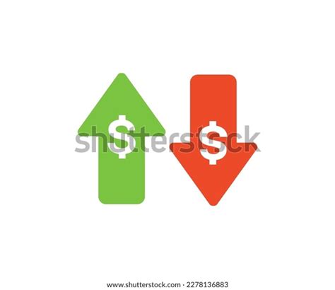 Cost Reduction Cost Rising Cost Increase Stock Vector Royalty Free