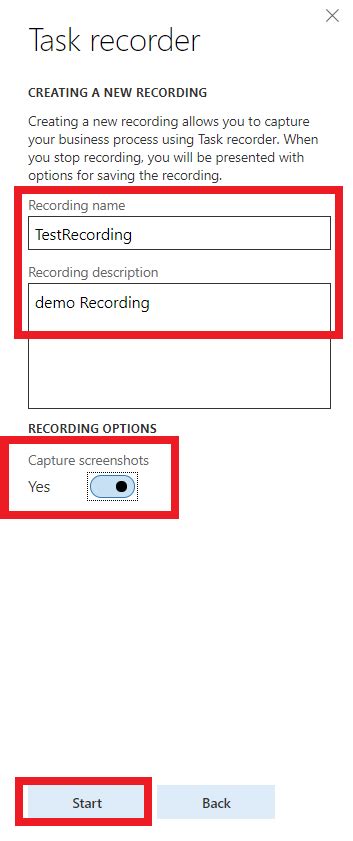 how to use task recorder in dynamics 365