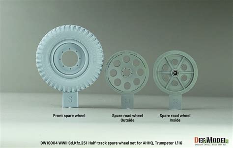 Large Scale Sd Kfz 251 Wheels From DEF Armorama