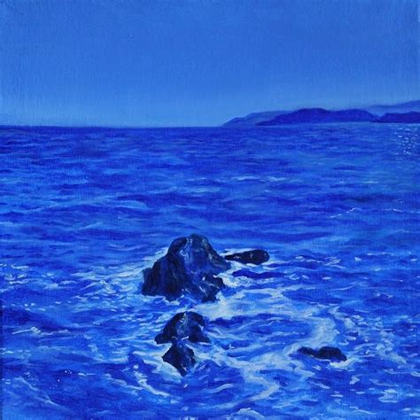 Foundry Gallery Mrinal Joshi Watching Ships Drift Into The Blue Abyss