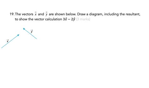 Solved The Vectors Vec X And Vec Y Are Shown Below Draw Chegg Com