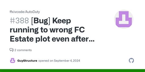 Bug Keep Running To Wrong Fc Estate Plot Even After Setting Pre Loop