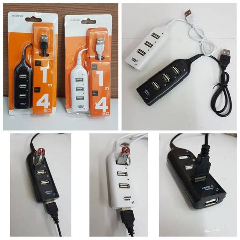 ตัวขยายพอร์ต Usb Ports Hub อุปกรณ์เพิ่มช่อง Usb จาก 1 เป็น 4 ช่อง ขนาด 3 1 แอมป์ สายยาว 0 4 เมตร