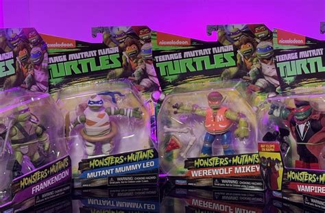 Figuras De Monstruos De Las Tortugas Ninja Mutantes Adolescentes