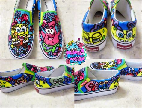 Kakenc Design Sponge Bob And Patrick Star Shoes For Sales Item