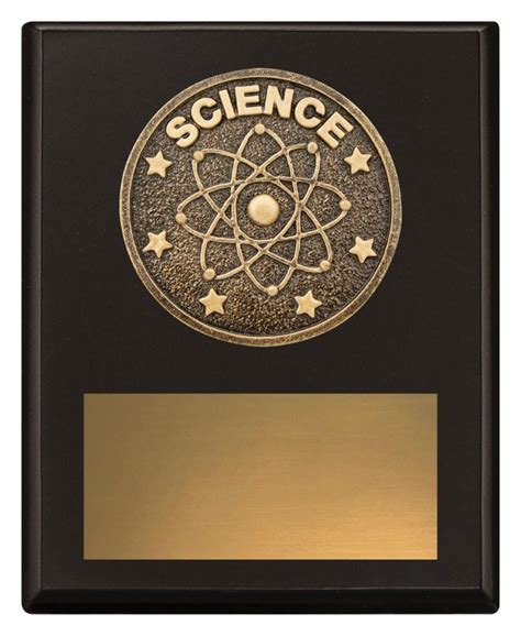 Sp612a Challenge Plaque Science 15cm Trophy Shop