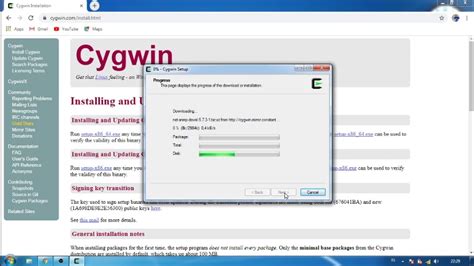 Cara Download Dan Install Cygwin Windows 7 Youtube