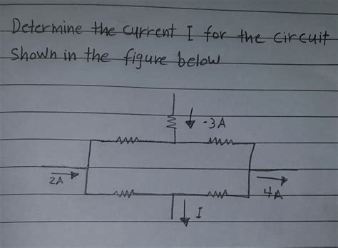 Solved Determine The Current I For The Circuit Shown In The Chegg