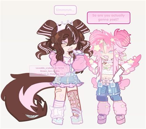 Two Cartoon Girls Standing Next To Each Other