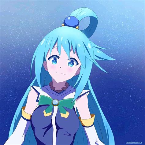 Aqua Fanart I Had Loads Of Fun Drawing Her I Might Even Do Megumin