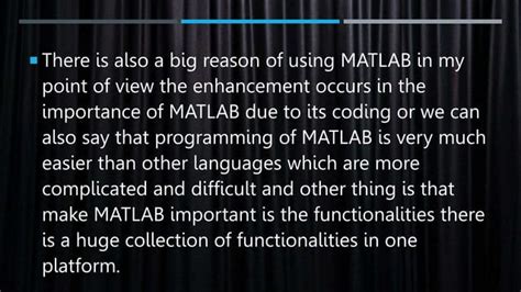 Something About Matlab Tool Matlab Software Pptx