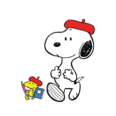 Drawing Snoopy With Friend 52405649 Vector Art At Vecteezy