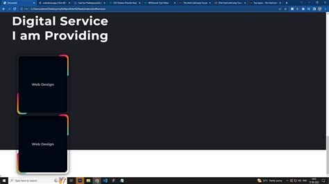 I Want To Create Cards But The Cards Are Coming One Below Another I Dont What The Problem